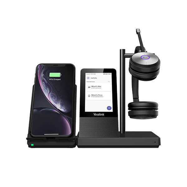 Yealink WH66 UC Workstation Wireless Dual Headset - Microsoft Teams ...